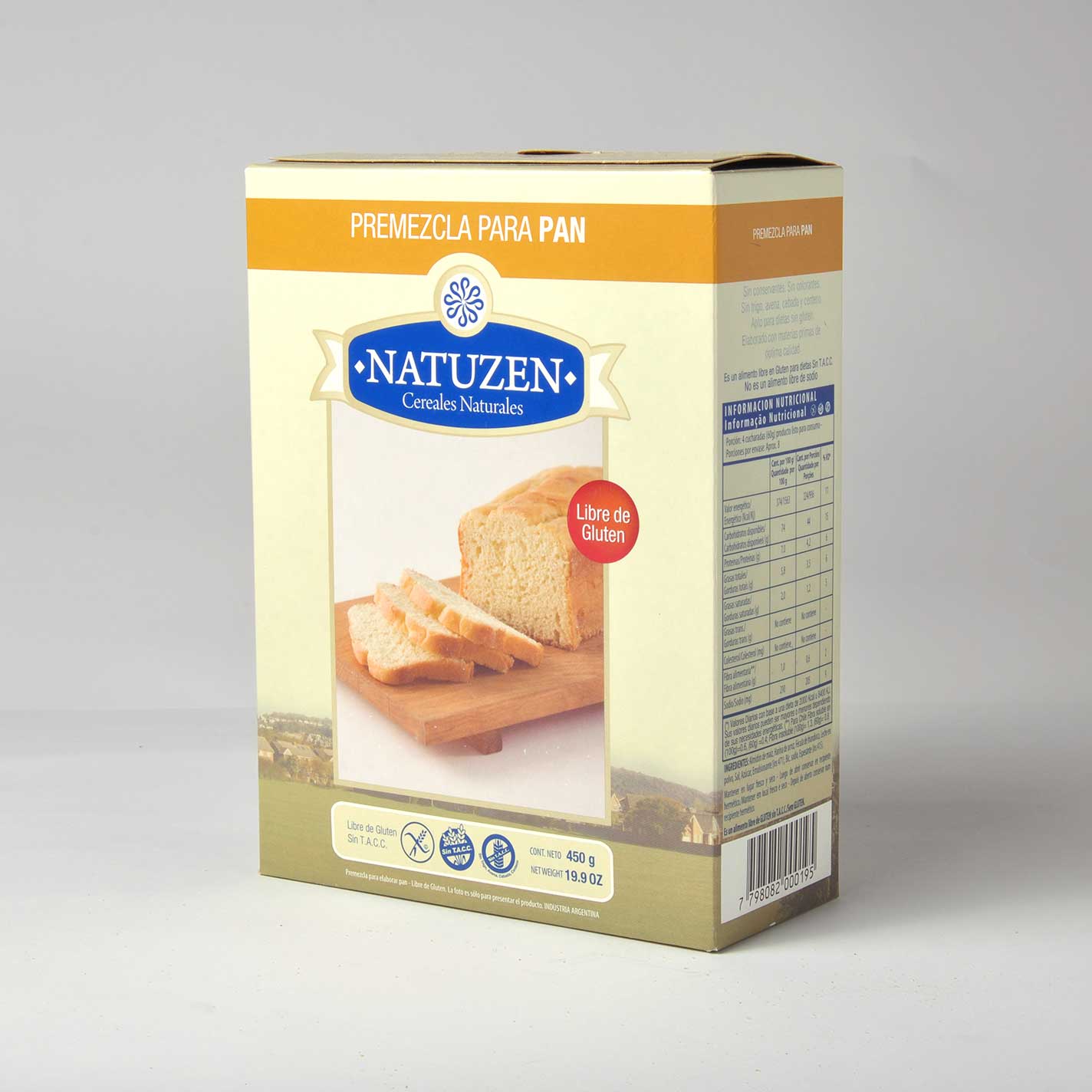 Tienda en línea Buenos Aires - PREMEZCLA PARA PAN 450GR NATUZEN